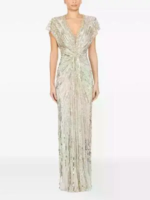 Jenny Packham Lacie Sequin Embellished Gown