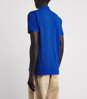 Polo Ralph Lauren Cotton Mesh Custom-fit Polo Shirt - Blue