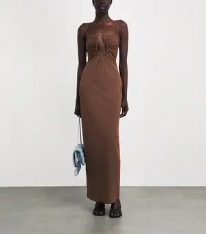 Christopher Esber Arched Maxi Dress With Plunging Neckline