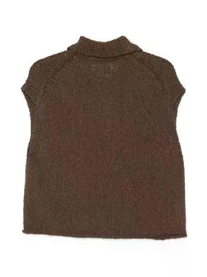 Marc O'polo Sleeveless Polo Top - Brown