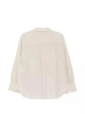 Marc O'polo Beige Pinstripe Shirt