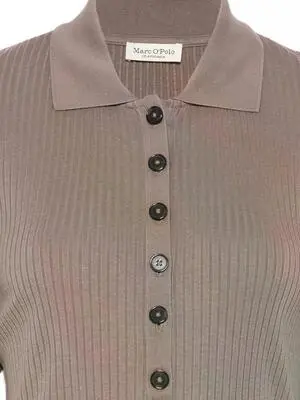 Marc O'polo Ribbed Knit Polo Shirt