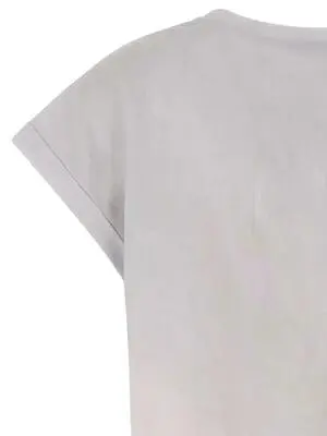 KAOS Floral Embroidered Sequin Embellished T-shirt