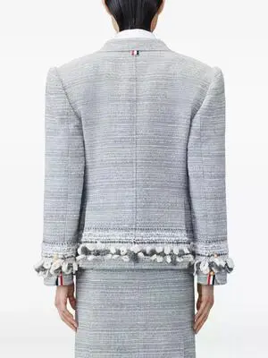Thom Browne Roped-shoulder Tweed Jacket