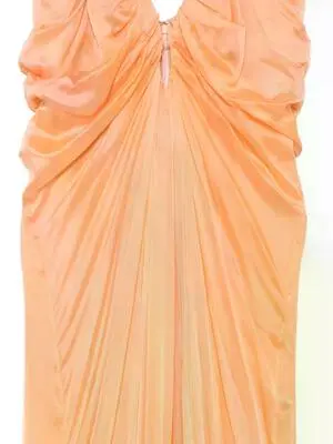 Raquel Diniz Samba Ruched Spaghetti-strap Dress