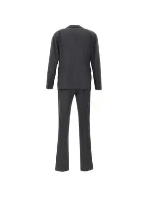 Tagliatore Peak-lapel Wool Suit