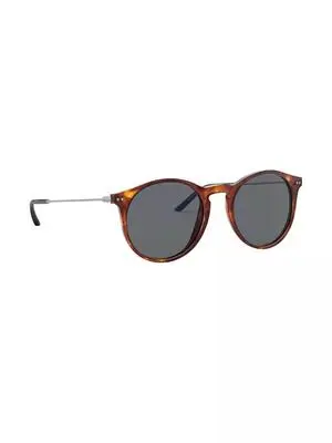 Giorgio Armani Round Frame Sunglasses - Red