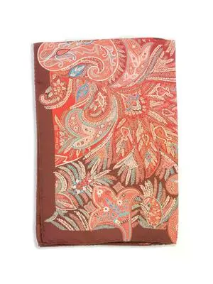 Etro Paisley-print Silk Scarf