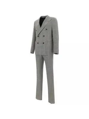 Tagliatore Prince Of Wales Double-breasted Suit