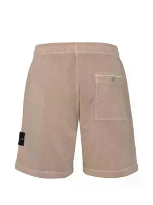Stone Island Logo Patch Drawstring Shorts