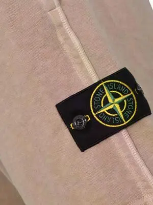 Stone Island Logo Patch Drawstring Shorts