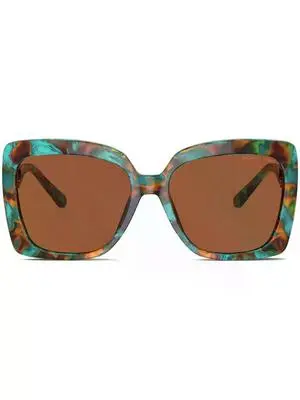 Michael Kors Oversized Frame Sunglasses - Green
