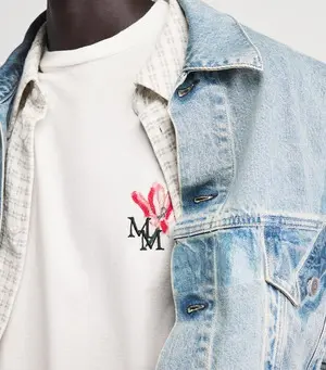 MAISON MARGIELA Cotton Embroidered Logo T-shirt