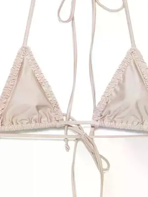 Frankies Bikinis Nick Ruffled Triangle Bikini Top