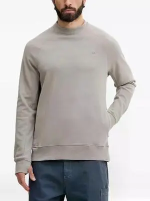 Hurley Raglan Sleeve Logo Embroidered Sweatshirt - Grey