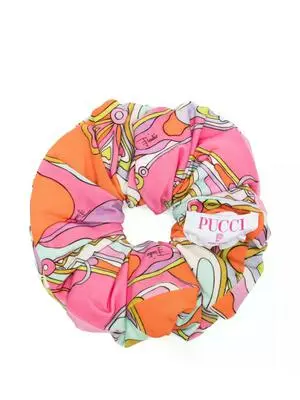 Emilio Pucci Marmo Print Scrunchie