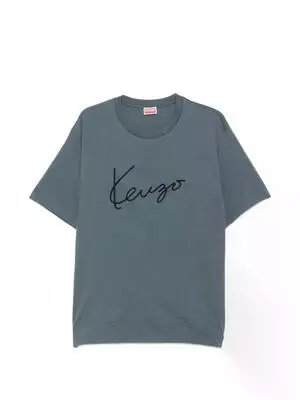 Kenzo Logo-embroidered T-shirt
