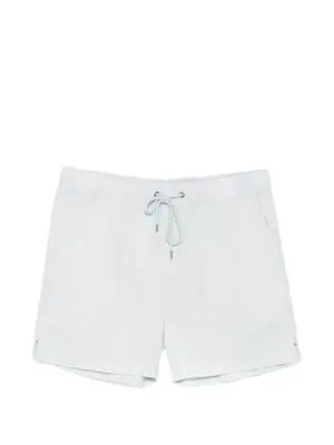 JAMES PERSE Drawstring Linen Shorts - Blue