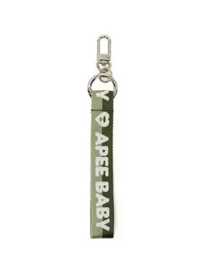 AAPE BY *A BATHING APE Logo-embroidered Strap Keyring