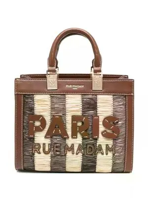 RUE MADAM PARIS Mini Tangeri Tote Bag - Brown