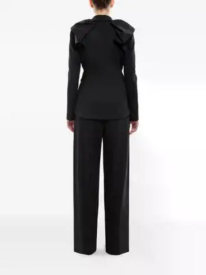SAIID KOBEISY Ruffled Tailored Blazer