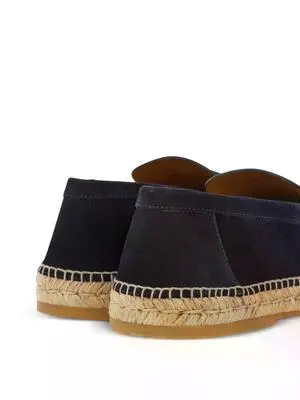 FERRAGAMO Suede Espadrille Loafers