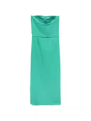 Chiara Boni La Petite Robe Strapless Midi Dress
