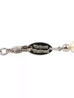VIVIENNE WESTWOOD Mini Bas Relief Pearl Necklace