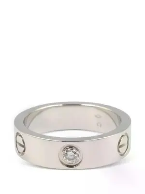 Cartier Platinum Diamond Love Ring