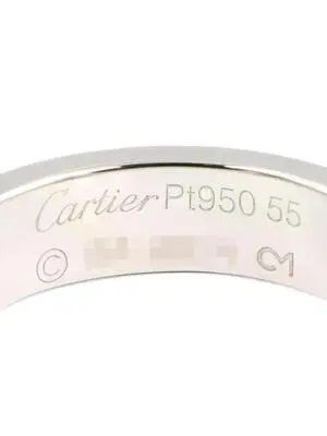 Cartier Platinum Diamond Love Ring