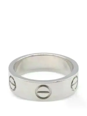 Cartier Love Ring In 18k White Gold - Silver
