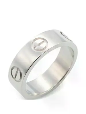 Cartier Love Ring In 18k White Gold