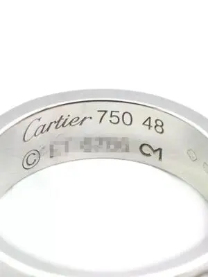 Cartier Love Ring In 18k White Gold
