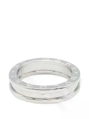 BVLGARI B.zero1 18k White Gold Band Ring - Silver
