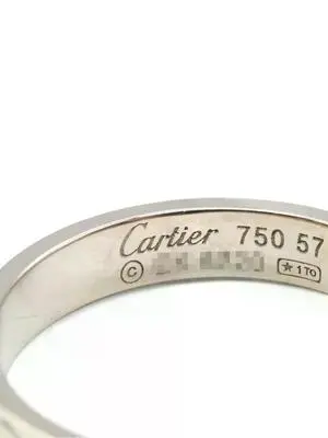 Cartier 18k White Gold Love Ring