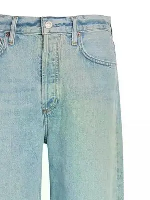 AGOLDE Ren Faded Wide-leg Jeans - Blue