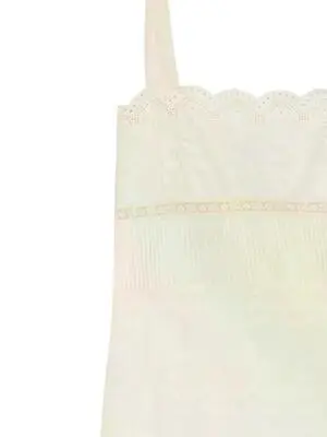 SOLAQUA Milla Broderie-anglaise Maxi Dress - Neutrals