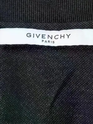 Givenchy Logo Tape Pique Knit Polo Shirt