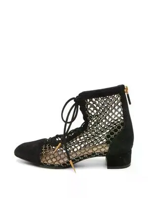 Dior D-naughtily Lace-up Ankle Boots