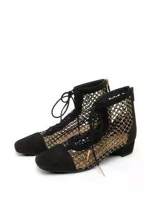 Dior D-naughtily Lace-up Ankle Boots