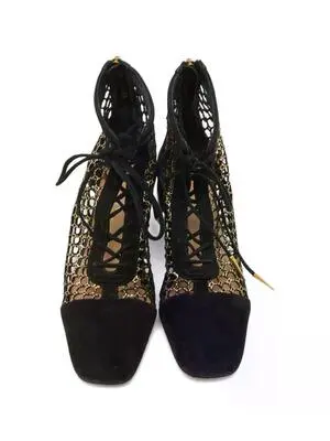 Dior D-naughtily Lace-up Ankle Boots