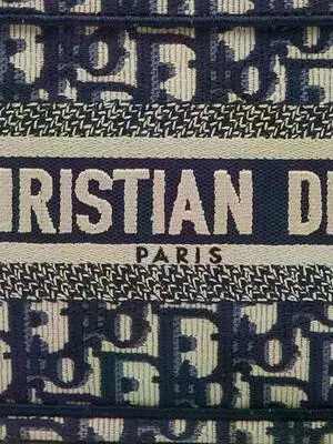 Dior Book Tote Oblique Canvas Tote Bag
