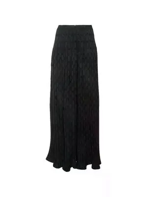 Alaïa Textured Lurex Knit Maxi Skirt