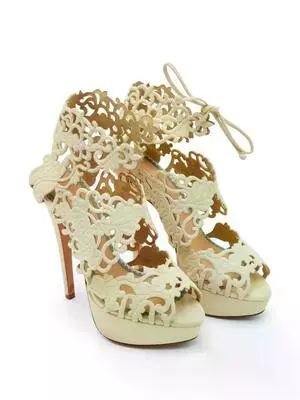 CHARLOTTE OLYMPIA Belinda Laser-cut Sandals