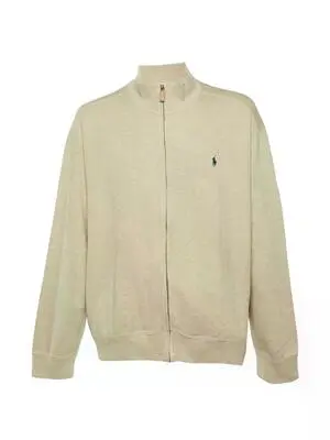 Polo Ralph Lauren Zip-front Knit Cardigan - Neutrals