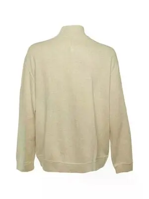 Polo Ralph Lauren Zip-front Knit Cardigan - Neutrals