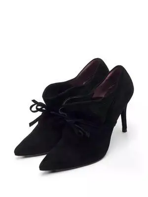STUART WEITZMAN Bow Detail Stiletto Heel Ankle Boots