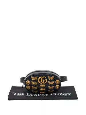 Gucci Gg Marmont Leather Belt Bag