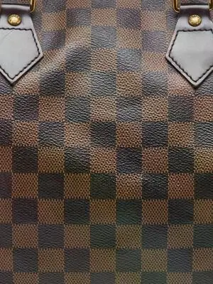 LOUIS VUITTON Speedy Bandoulière Damier Ebene Tote Bag - Brown