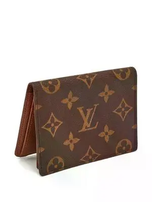LOUIS VUITTON Monogram Card Holder - Brown